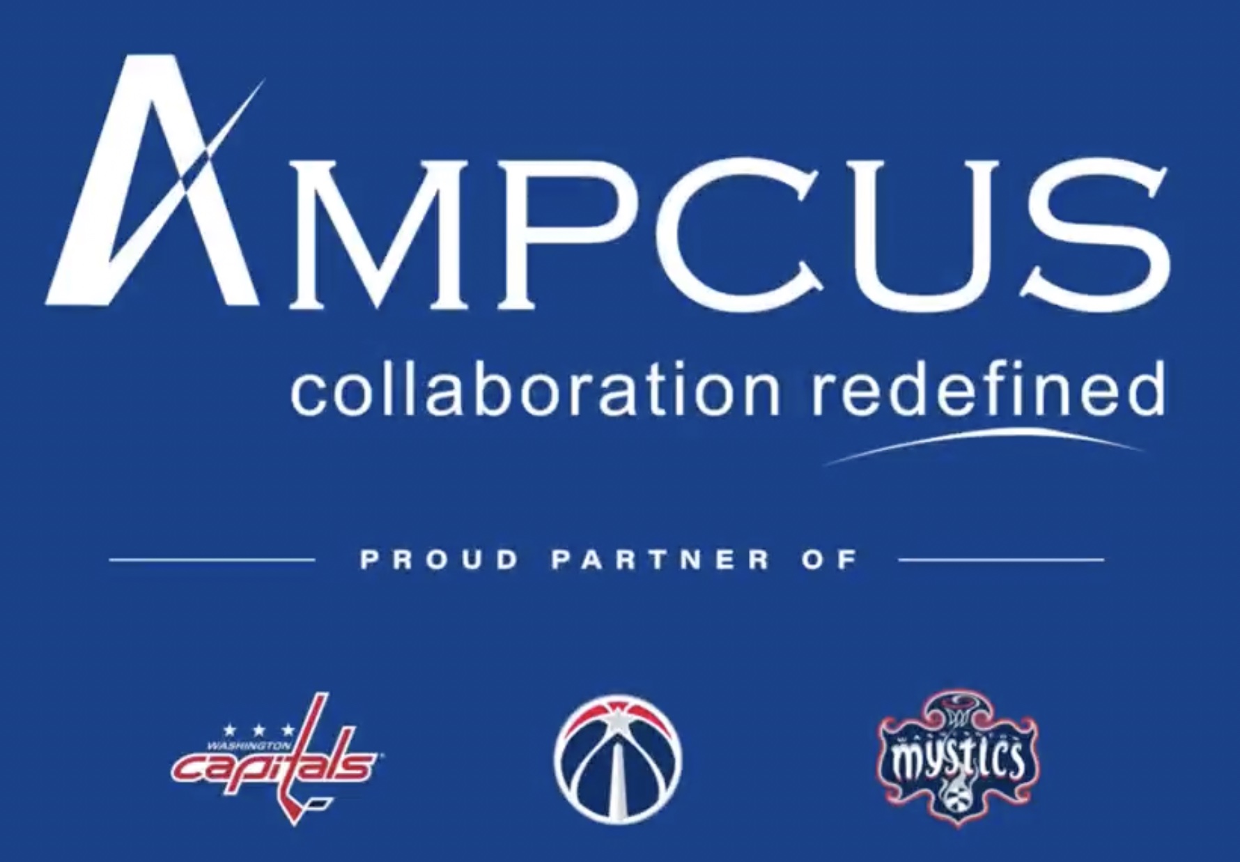 Ampcus teams up with Monumental to showcase branding with Capitals ...