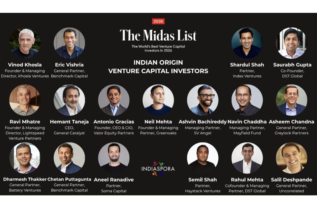 Khosla tops 2026 Forbes Midas List with 17 Indian Americans